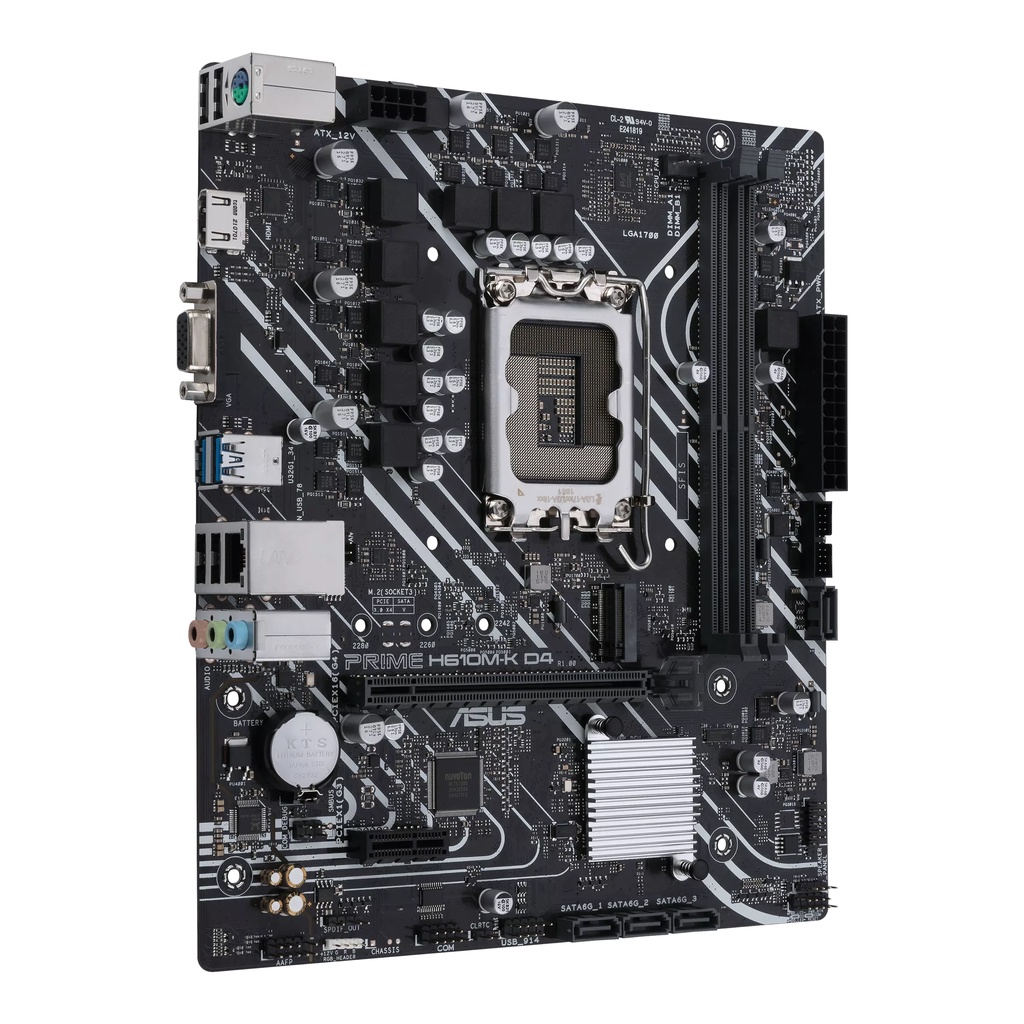 ASUS Prime H610M-K D4 Intel 12th Gen Socket LGA1700 MATX Motherboard | LGA 1700 Mobo | Shopee ...