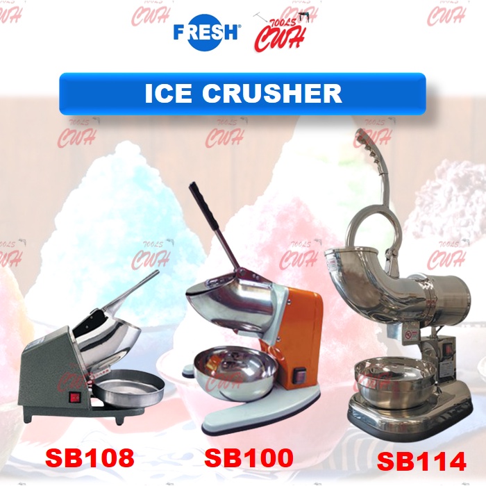 FRESH / GOLDEN BULL ICE CRUSHER MACHINE SB100 SB108 ICE SHAVER MESIN ...