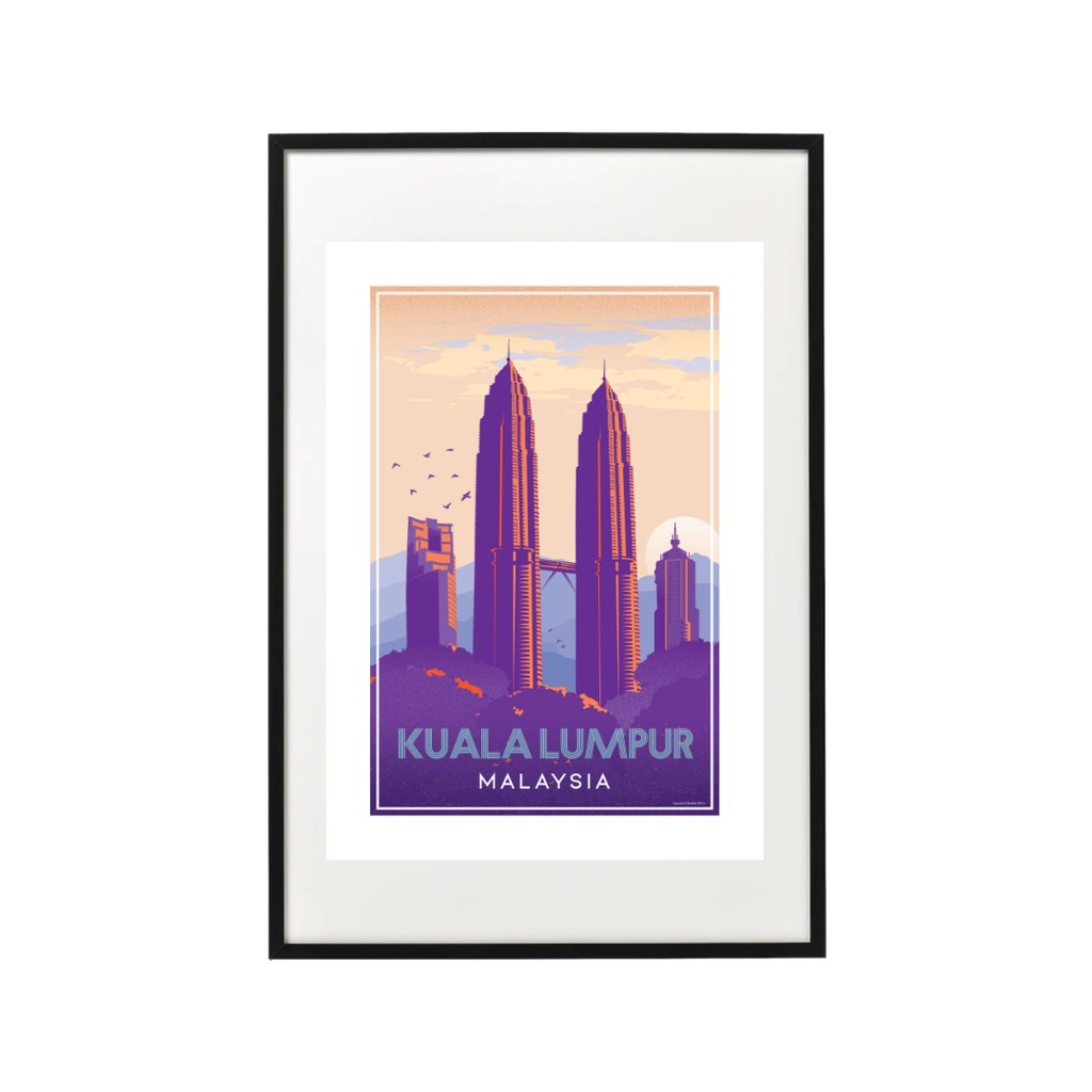 Poster - Malaysia KLCC Malaysian Gift Product Souvenir Home Deco Wall ...