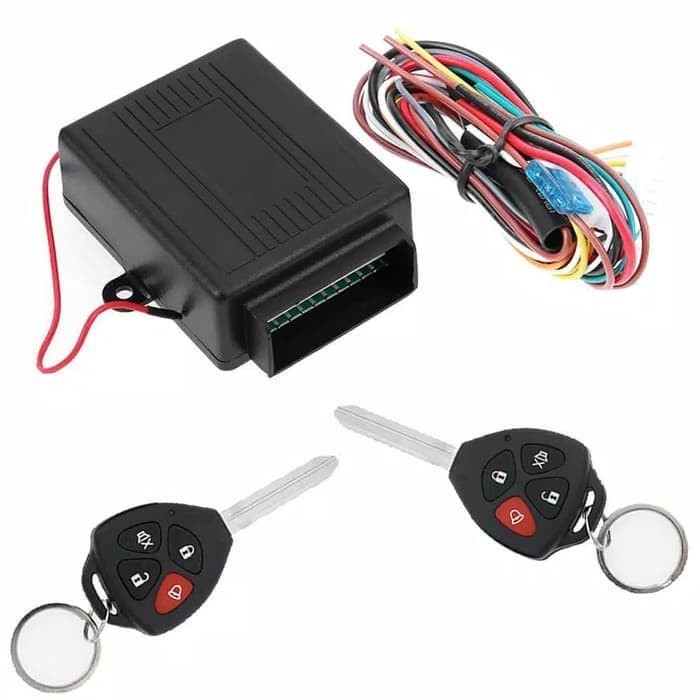 TOMBOL Central Lock Alarm Tuk Tuk Universal Toyota Innova 4 Button Key ...