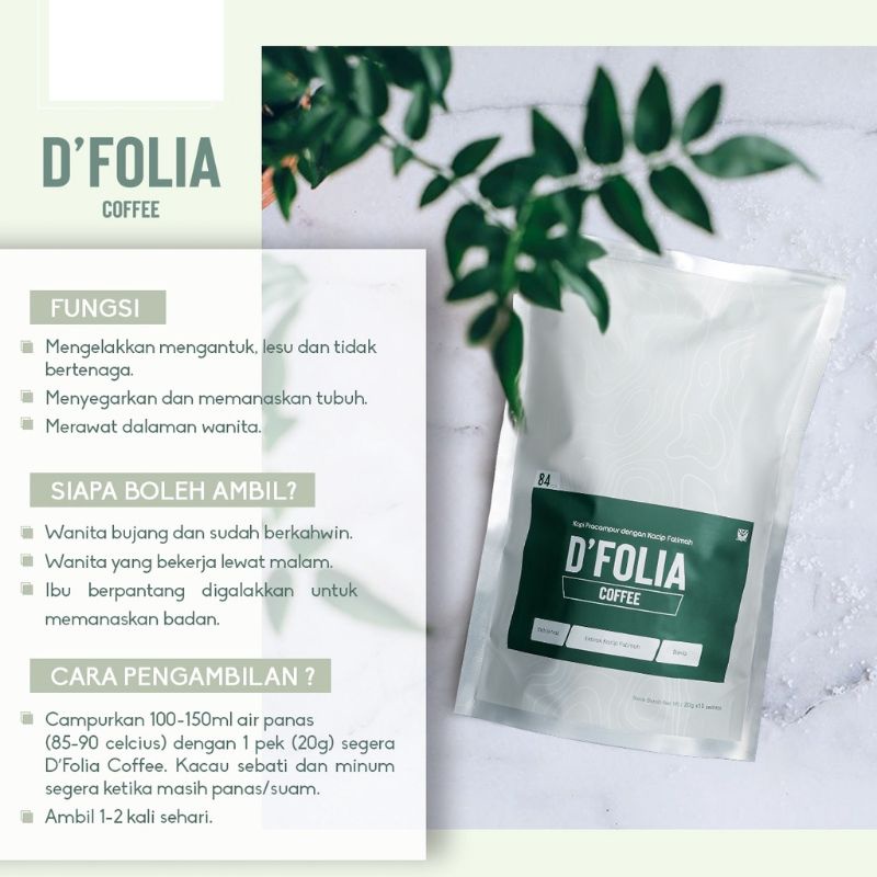 Coffee D'folia Sendayu Tinggi Paling Murah | Shopee Malaysia