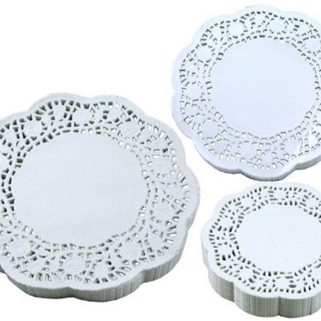 PRETTYLITTLE PUTIH WHITE FOIL DOILY PAPER PELAPIK BISKUT KUEH RAYA ...
