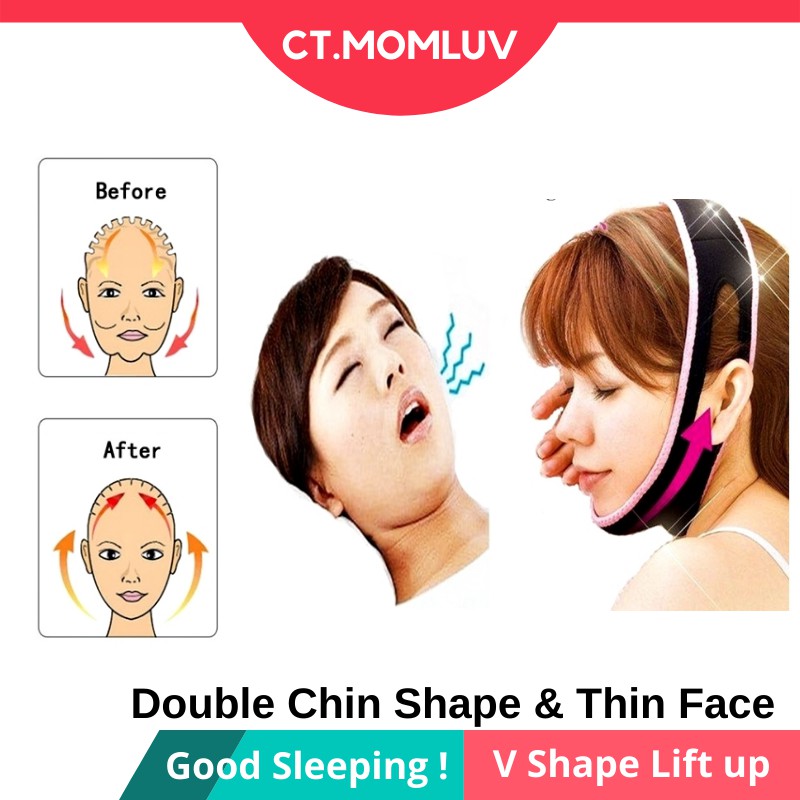 Kuruskan muka V Shape Face Lift Up Belt Face-Lift Mask Face Shaper ...