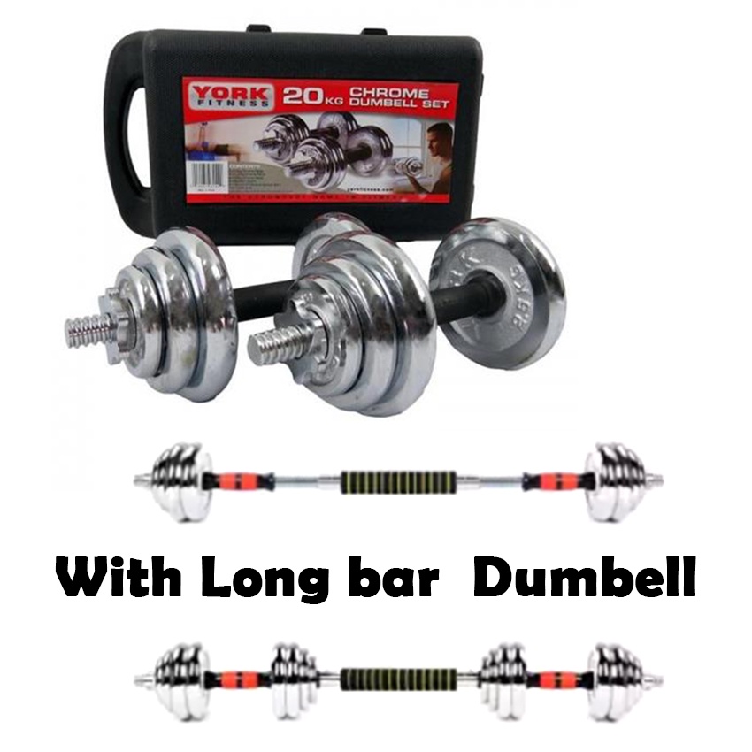 NEW 20kg Dumbbell With Carry Case Set Adjustable Weights Workout ...