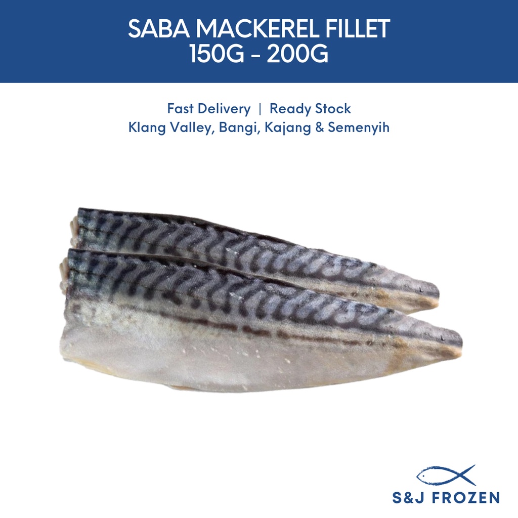 🐟Saba Mackerel Fillet【鲭鱼】(150-200g)🐟 | Shopee Malaysia