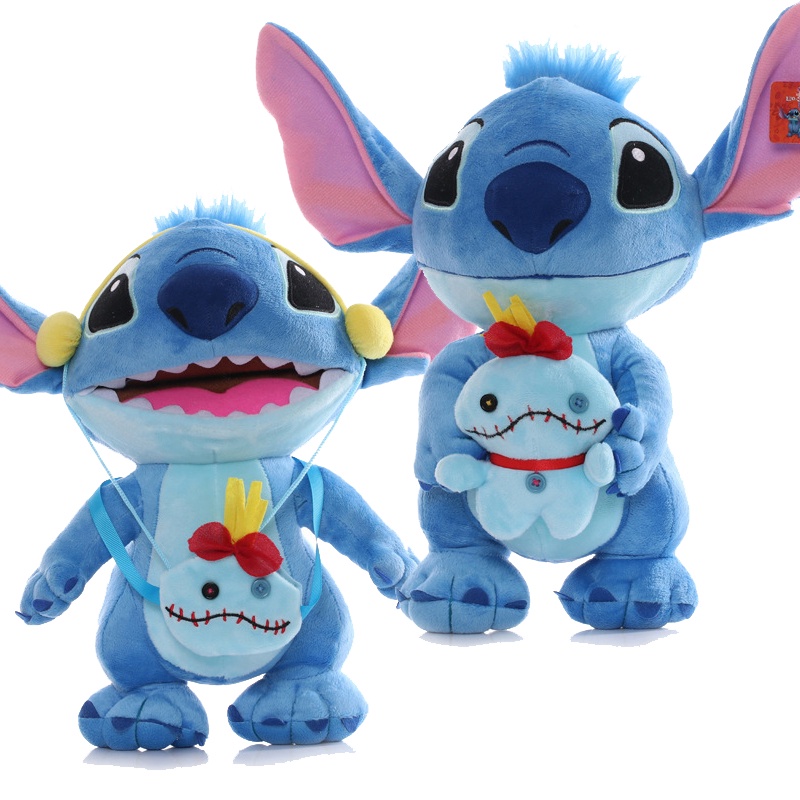 Stitch plush toy Lilo & Stich action Disney figure sleeping pillow Rag ...