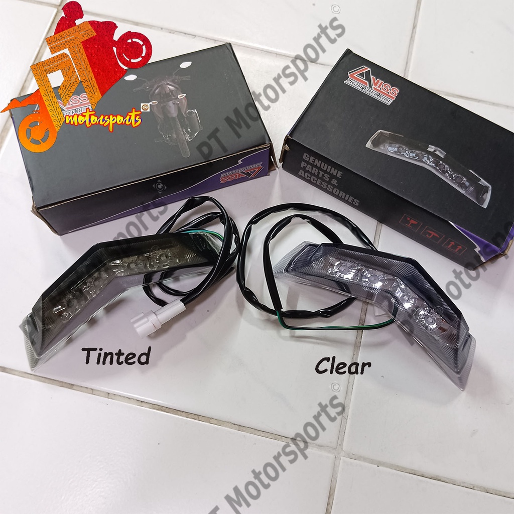 YAMAHA LC135 V4 V5 V6 V7 SPOILER LAMP LAMPU SPOILER LED SMOKE CLEAR ...