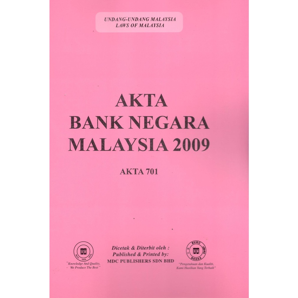akta bank negara malaysia | Shopee Malaysia