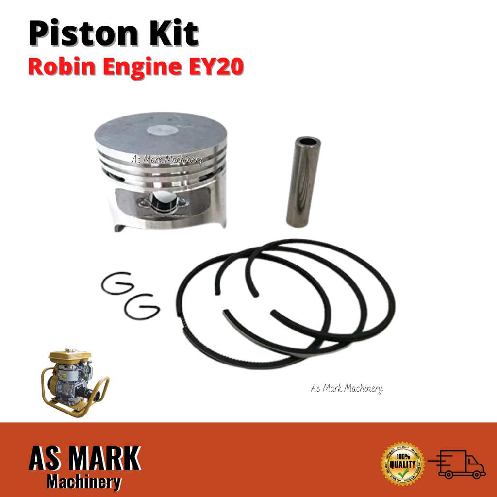 EY20 STD 67mm Piston Kit and Ring and Clip Cylinder Parts fit Robin ...