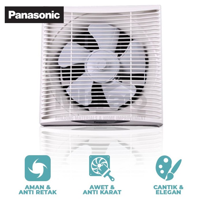 Panasonic Exhaust Fan Wall Wall FV-25RUN5 (25CM Propeller Diameter ...