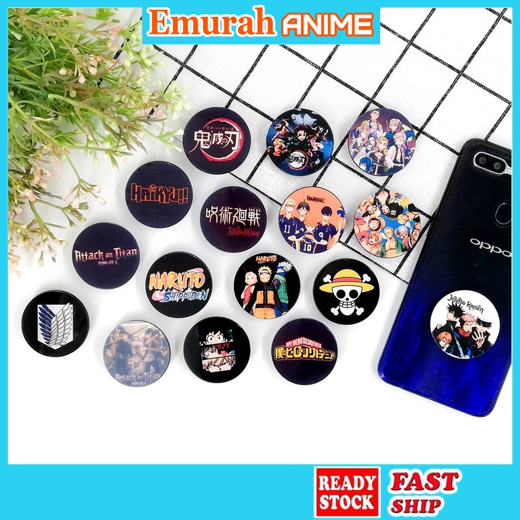 Anime Phone Holder Demon Slayer Haikyuu Jujutsu Kaisen My Hero Academia ...