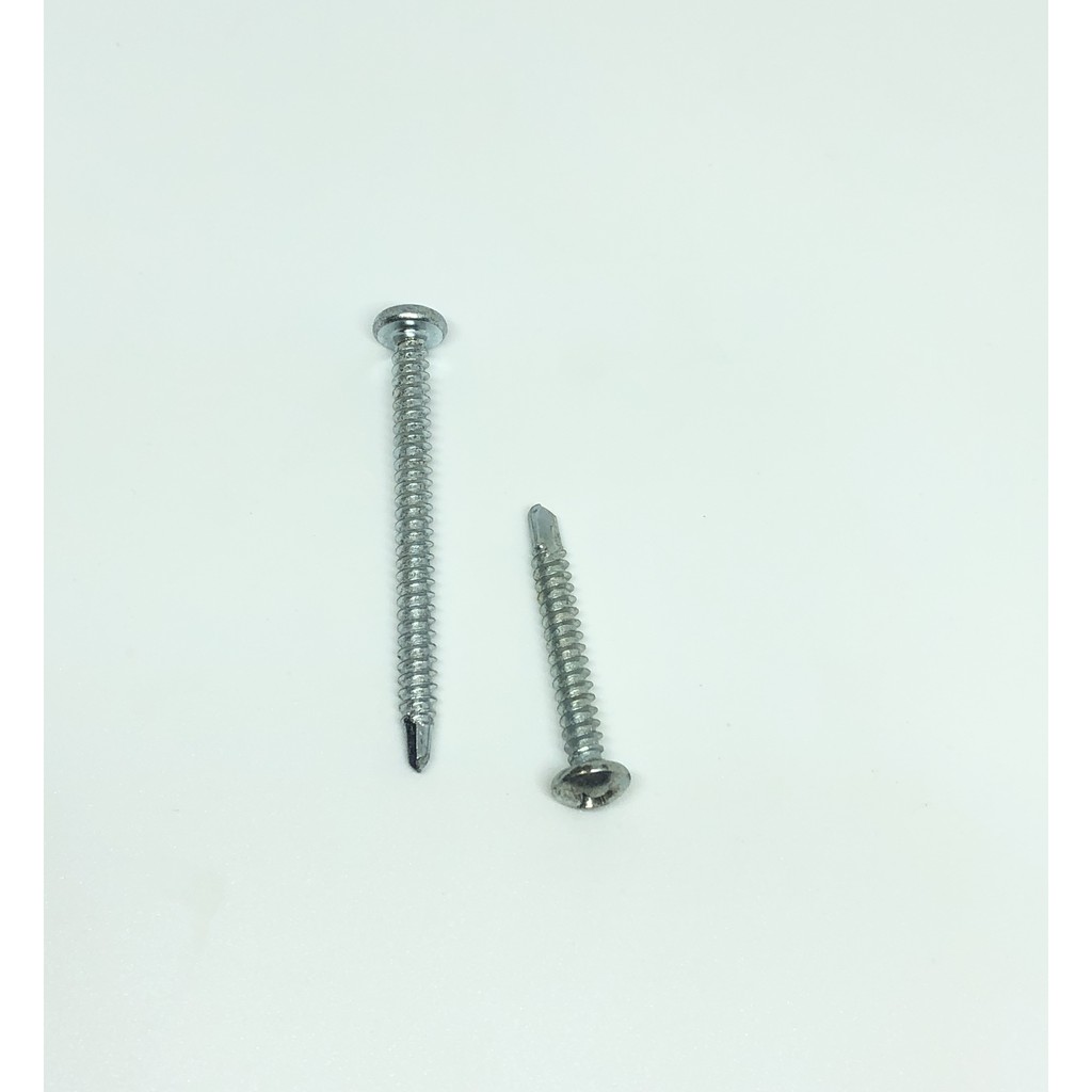 SELF DRILLING SCREW PAN HEAD SCREW IKAT BESI SKRU IKAT BESI | Shopee ...