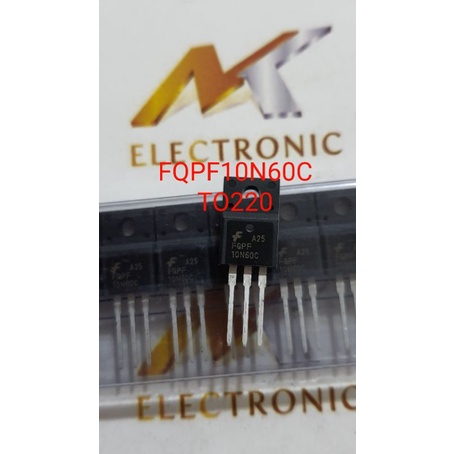 Fqpf10n60c 10N60C TO-220F Mosfet 10A600V | Shopee Malaysia
