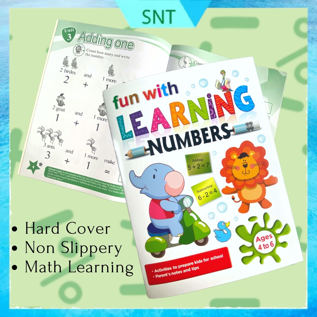 SNT (3916) Kids Learning Numbers Book/Math Exercise Book/Preschool ...
