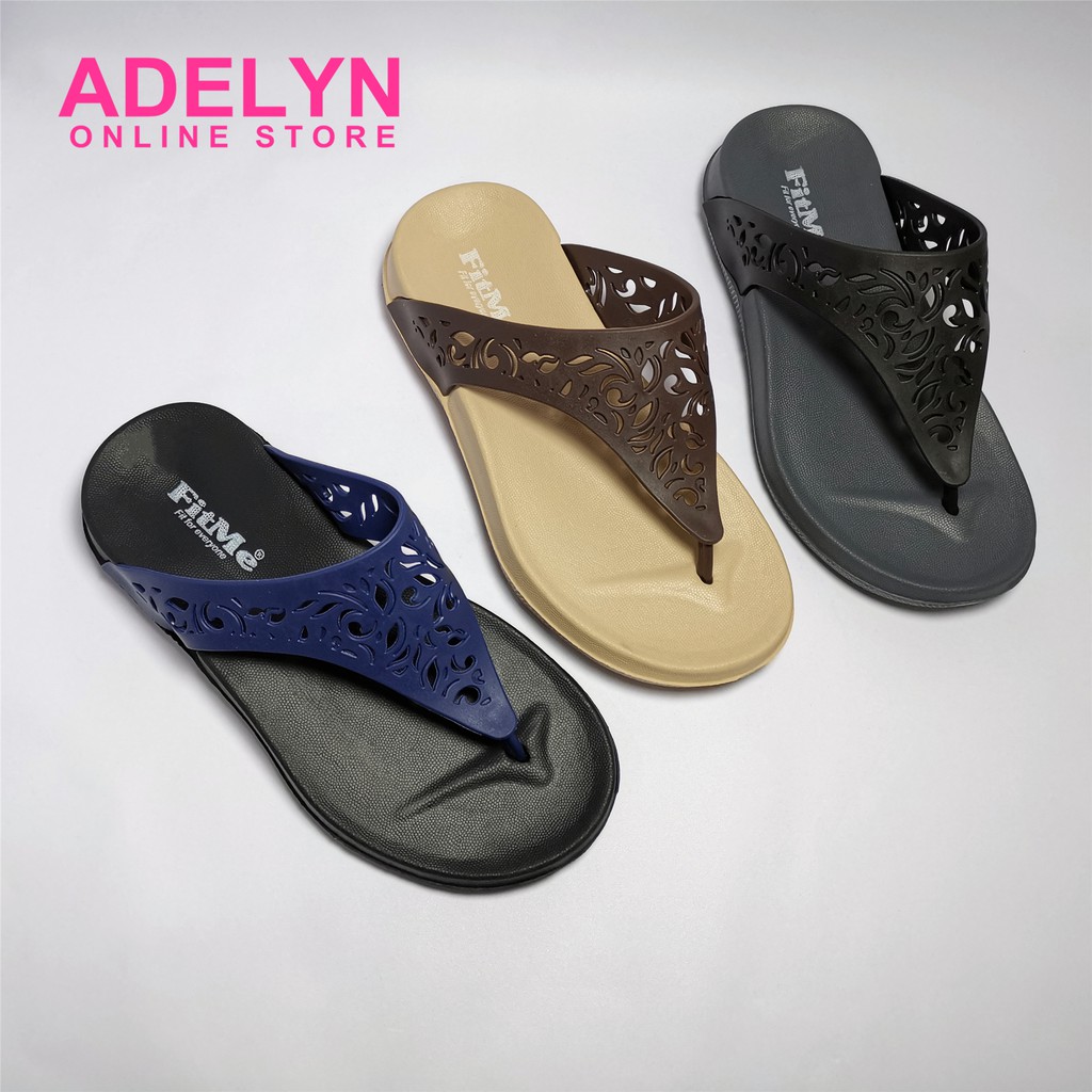 Slipper Sandal Women AD1 Lady Flip Flops FitMe Monobo Fashion / Kasut ...