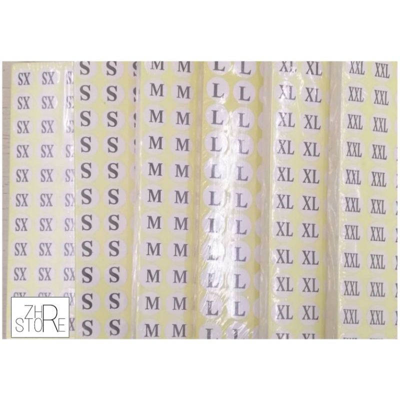 💥READY STOCK💥STICKER LABEL SIZE | Shopee Malaysia