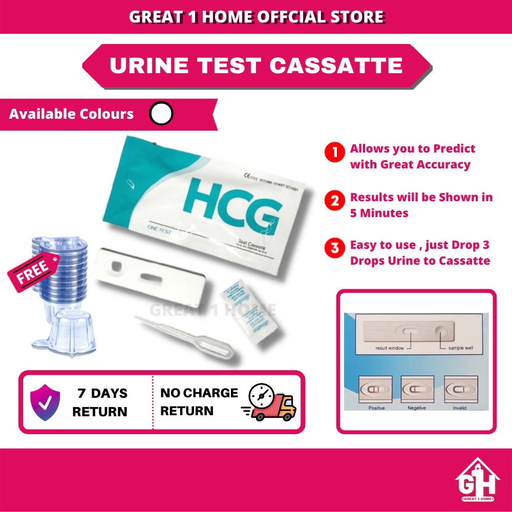 HCG Pregnancy Test Kit Cassette Pen Colloidal Gold Rapid Screen Test ...