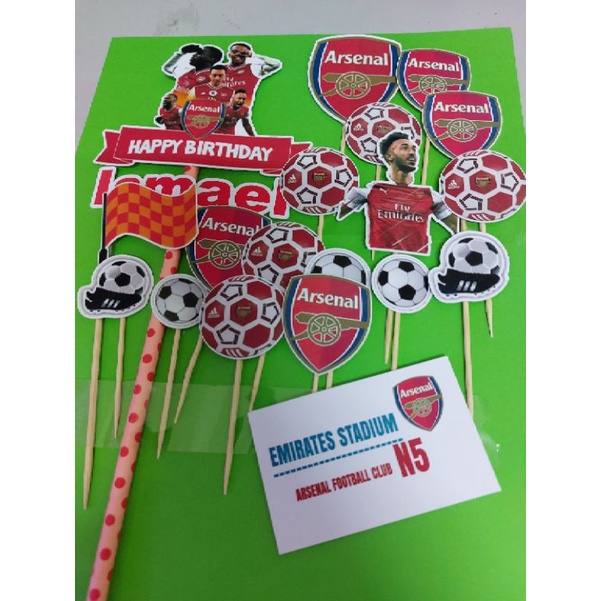 ARSENAL CAKE TOPPER. | Shopee Malaysia