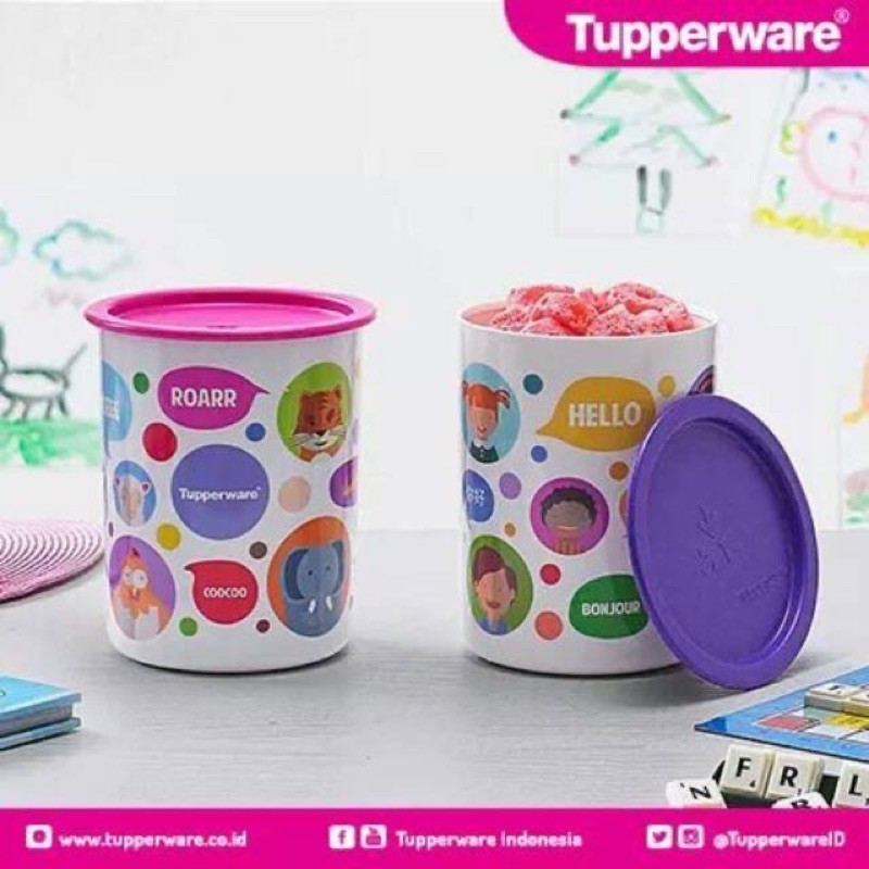 💥hot item💥 Bubble canister tupperware (1pc) | Shopee Malaysia