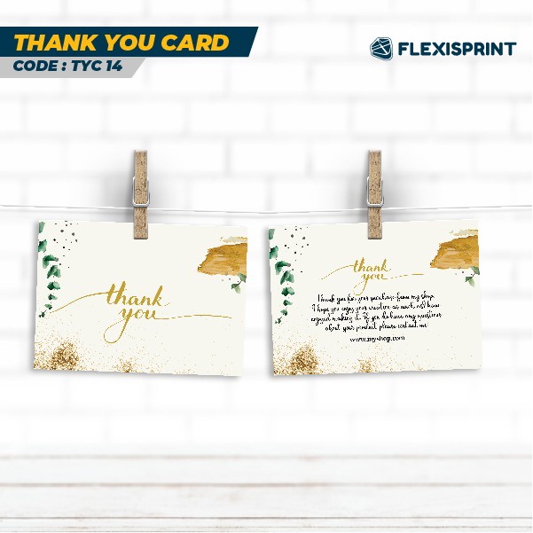 THANK YOU CARD | READY DESIGN | STANDARD SIZE | BUSINESS & EVENT ...