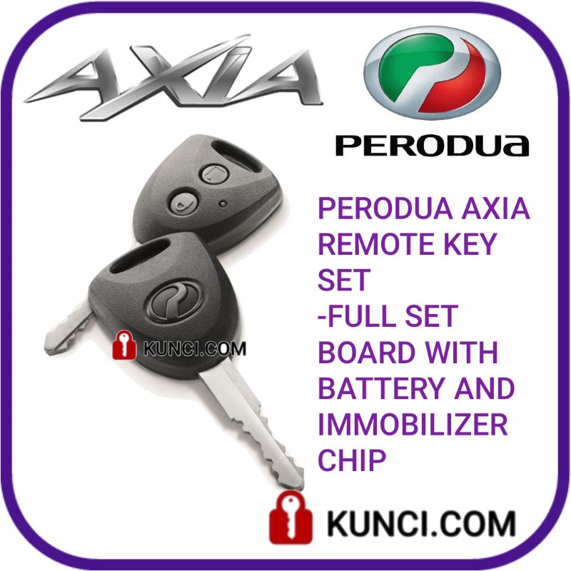 GENUINE PERODUA AXIA BEZZA REMOTE KEY | Shopee Malaysia