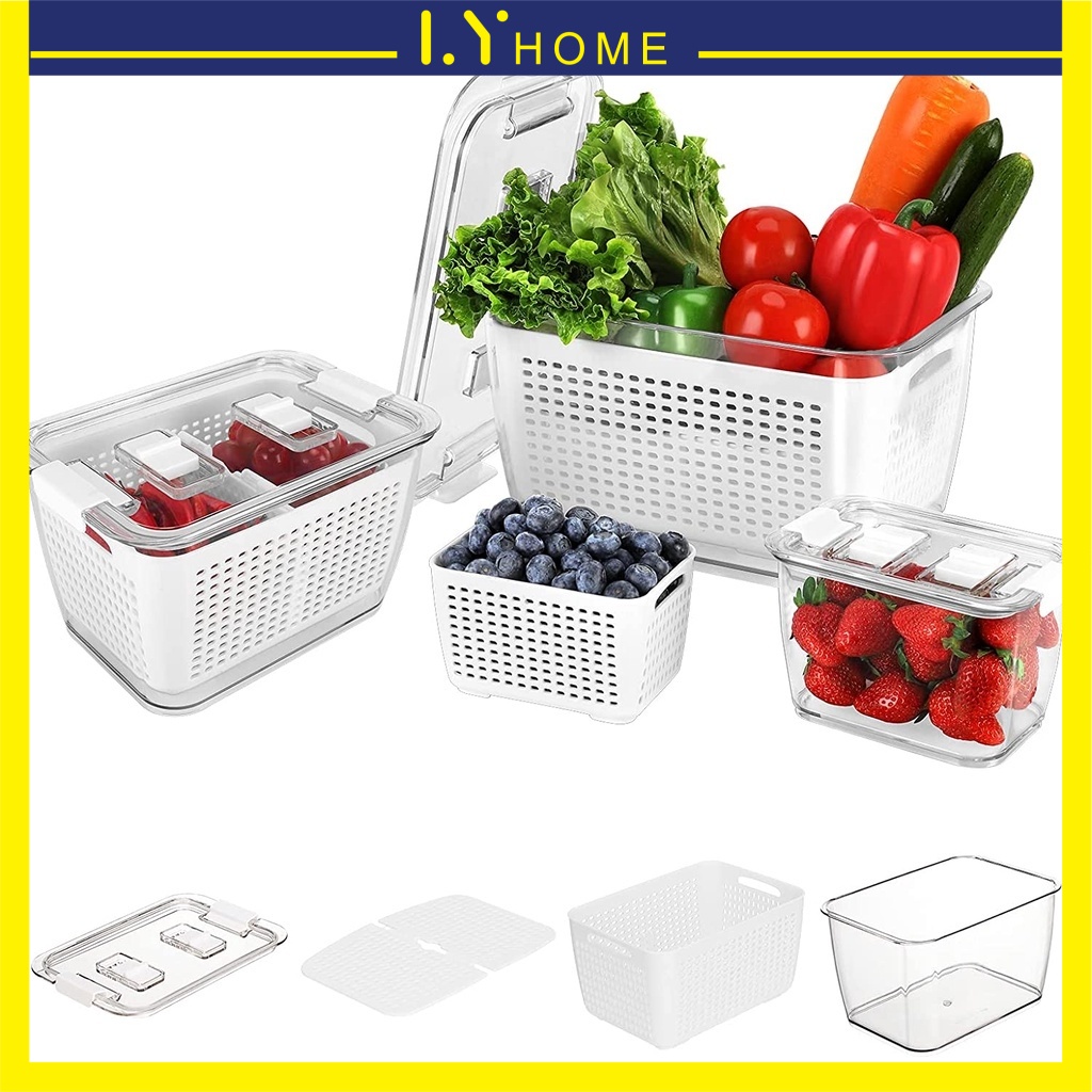 Fresh Container, Fresh Produce Saver, Veggie Food Fruit Storage ...