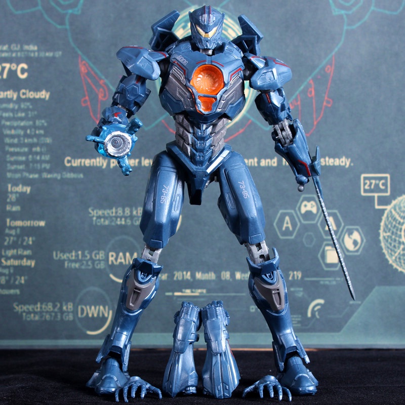 NECA Pacific Rim mecha battle damage wanderer Alpha Eureka Tango wolf ...