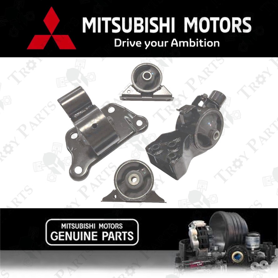 Original Mitsubishi Engine Mounting Set Waja MMC 4G18 Gen 2 Gen2 1.3 1.6 Persona 1.6 Campro S4PE ...