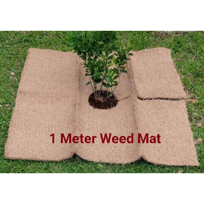 Palm Fibre Weed Mat 1m x 1m x 3cm thickness | Shopee Malaysia