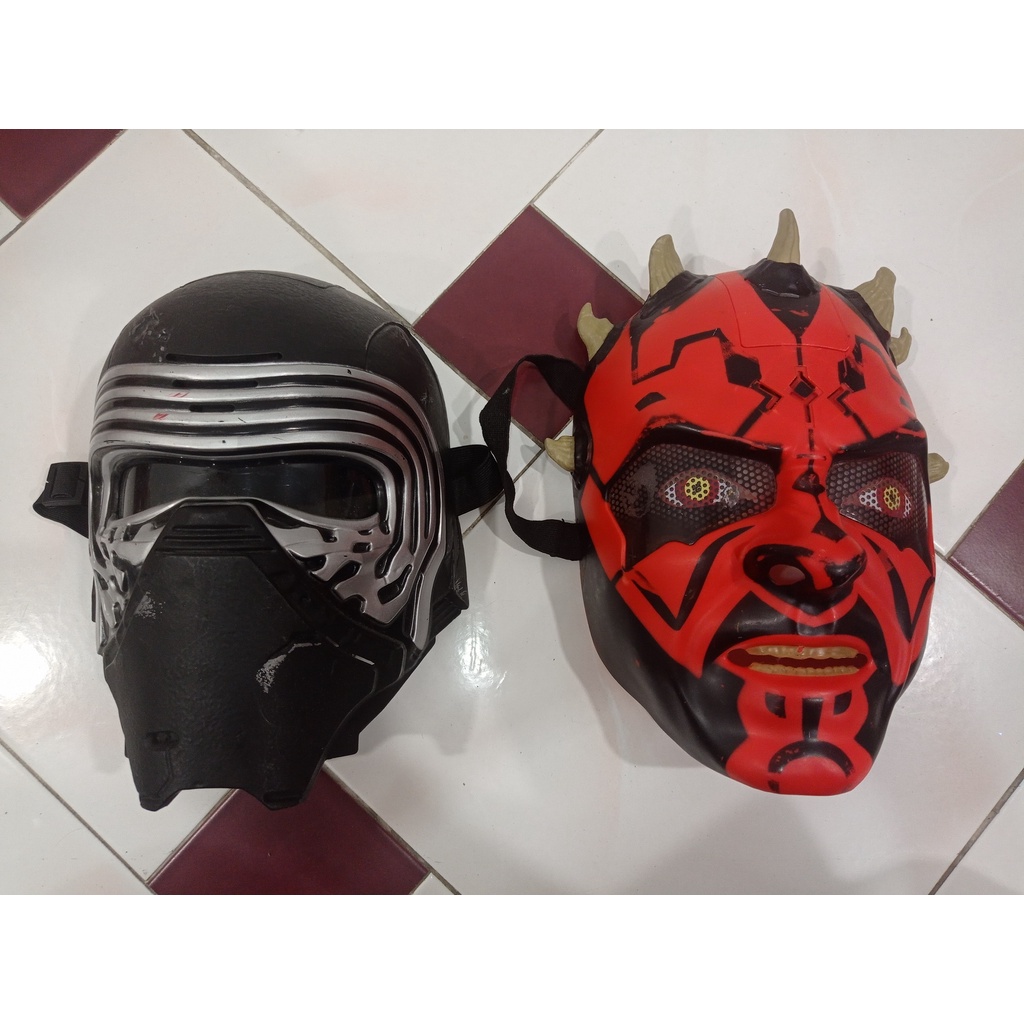 STAR WARS KYLO REN DARTH MAUL MASK TOPENG ELECTRONIC | Shopee Malaysia