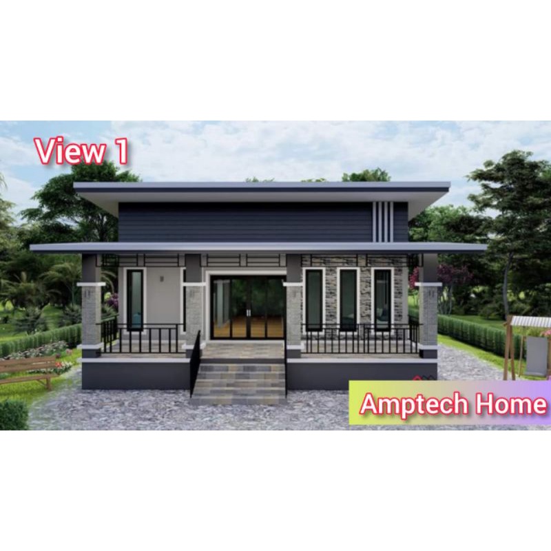 PELAN RUMAH 2 BILIK (LANTAI 28'x41') 1148KPS ((BACA DESCRIPTION ...