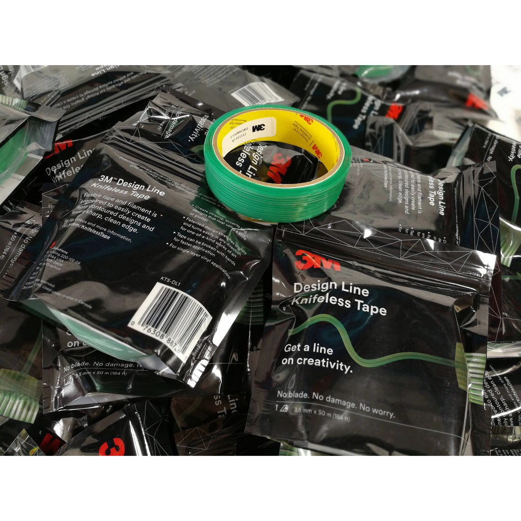 3M™ Design Line Knifeless Tape Car Wrap Vinyl Films Cutting Creating ...