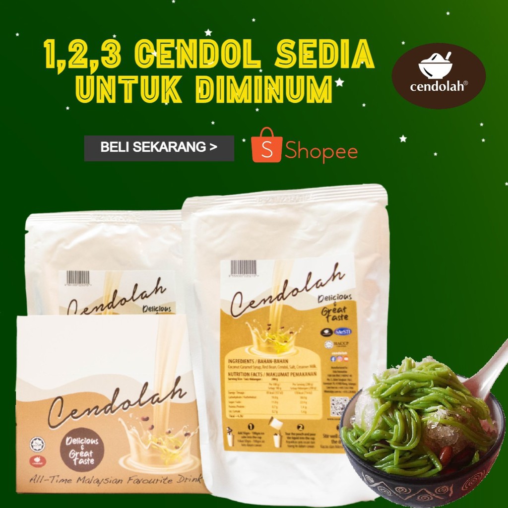 [READY STOCK] INSTANT CENDOL BY CENDOLAH : READY TO DRINK / MINUMAN ...