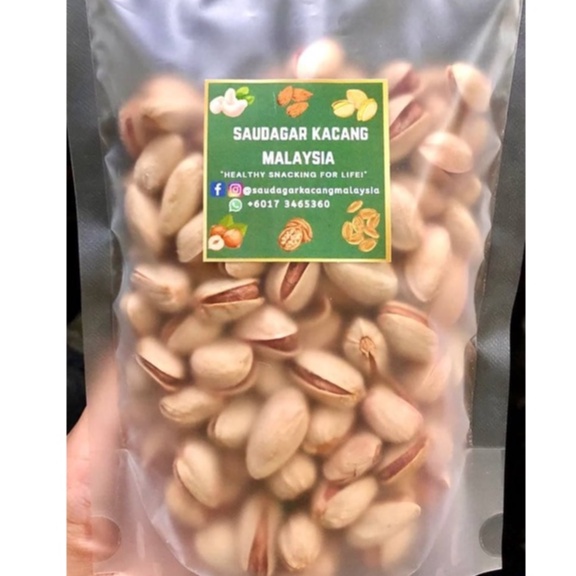 ROASTED PISTACHIO KACANG CERDIK PANGGANG [READY TO EAT] PISTACHIO IRAN ...