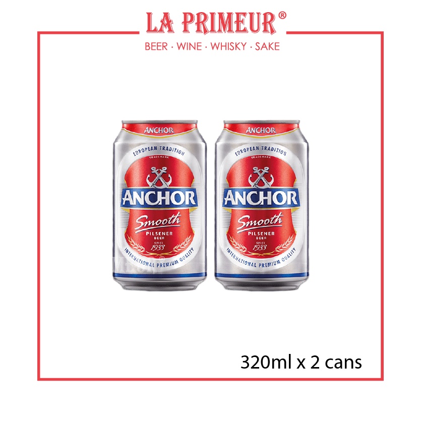 Anchor Smooth Pilsener Beer (320ml x 2/4/6cans) 啤酒 | Shopee Malaysia