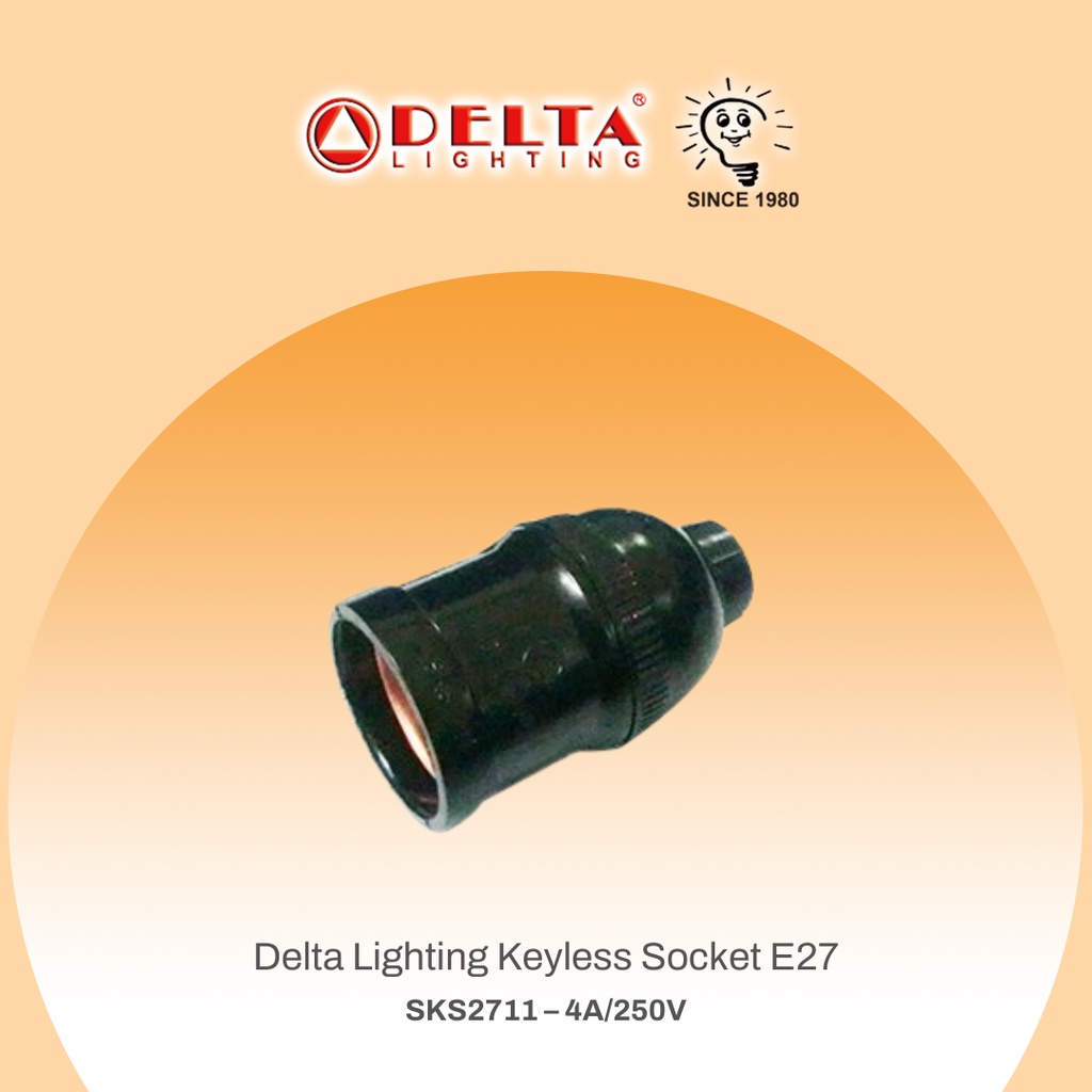 Delta Lighting Keyless Socket E27 | Shopee Malaysia