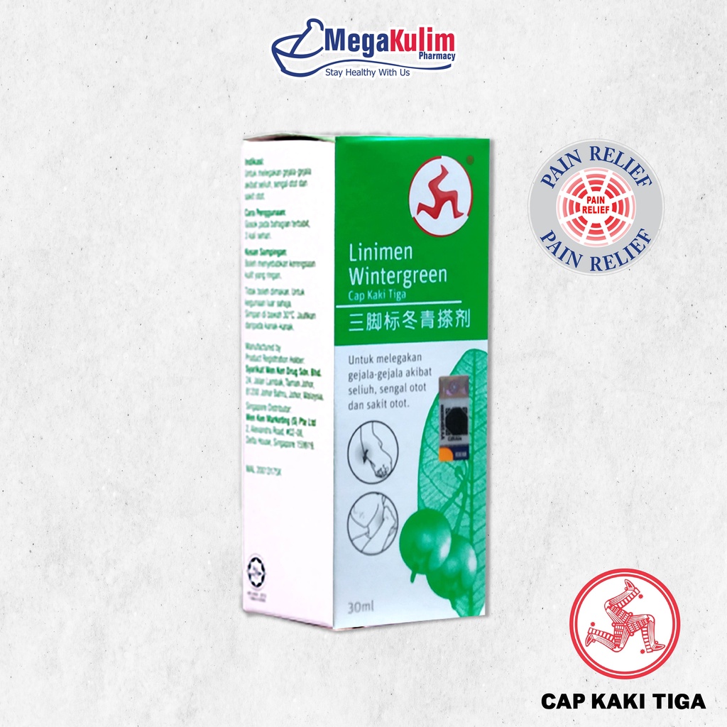 Cap Kaki Tiga Wintergreen Liniment 30mL | Shopee Malaysia