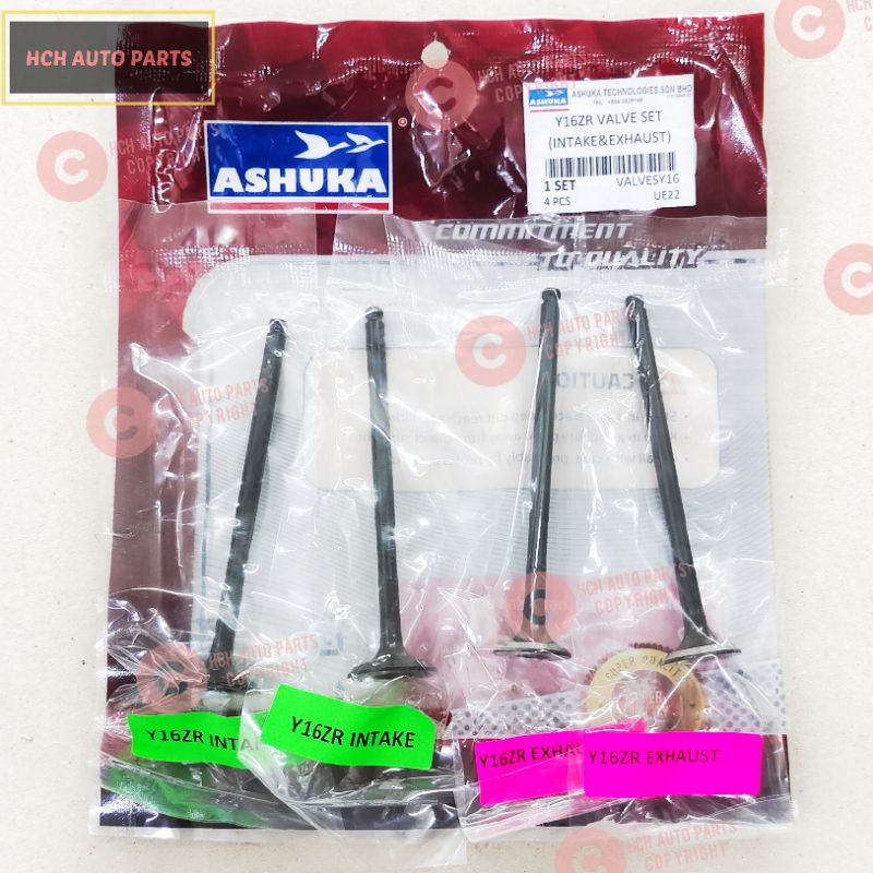 VALVE SET (2 IN & EX) - YAMAHA - Y16 ZR (ASHUKA) | Shopee Malaysia
