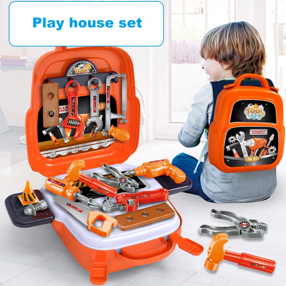 22Pcs Kids Tool Set Child Learning Tool Kit With Storage Case Bag ...
