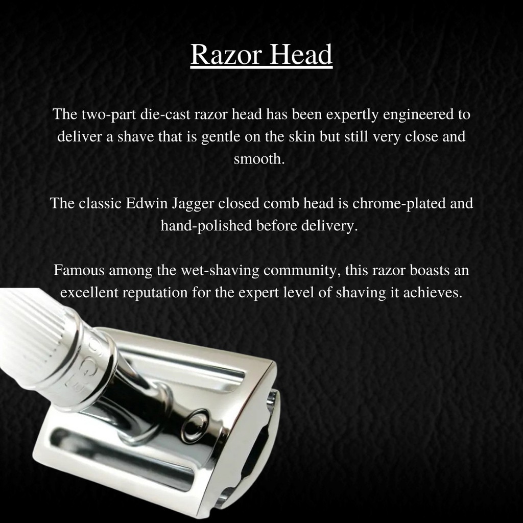 Edwin Jagger - DE Series - DE89 Chrome Double Edge Safety Razor ...