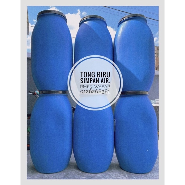 Tong biru bersih sekali clip lock promosi sale clear stok | Shopee Malaysia