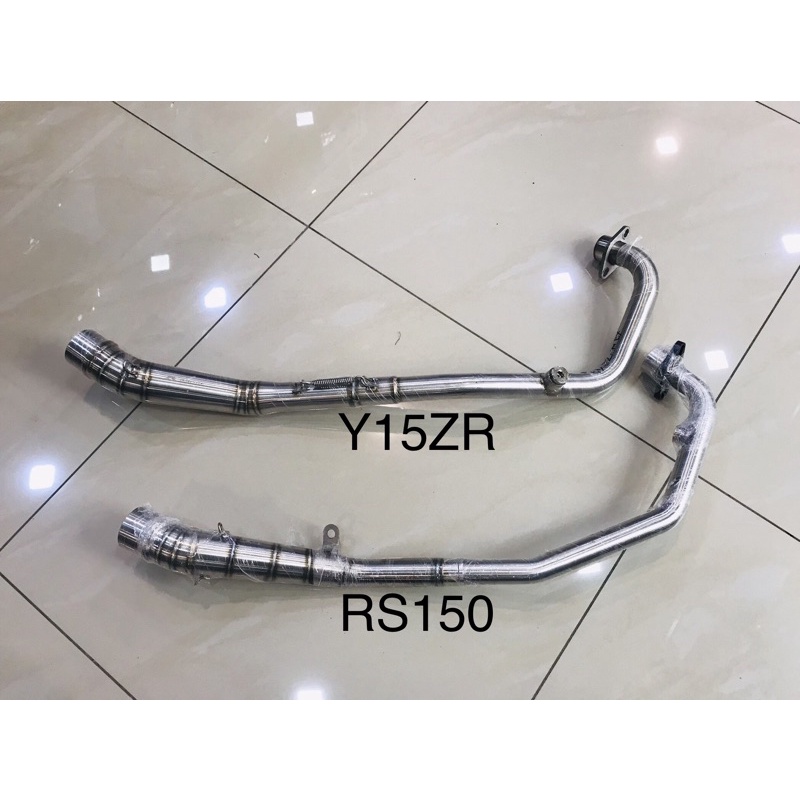 RS150R/ Y15zr exhaust piping full system (piping only) eksos piping ...
