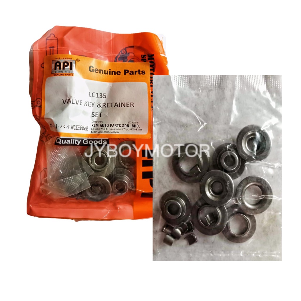 YAMAHA LC135 VALVE KEY & RETAINER SET API HIGH QUALITY | Shopee Malaysia
