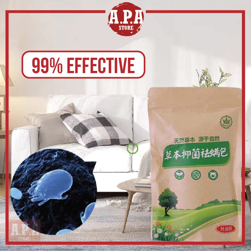 APA Dust Mite Pad Natural Herb Plant Remove Bed Bug Pet Mites Control ...