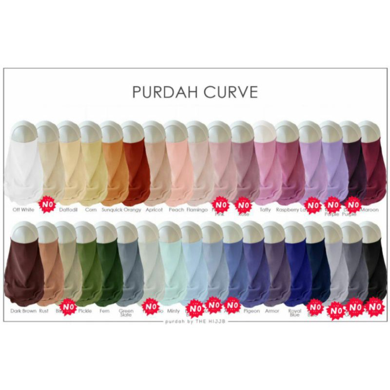 PURDAH [DOUBLE LAYER, END-CURVE PURDAH 💛 (SEBELUM ORDER, CHAT UNTUK ...