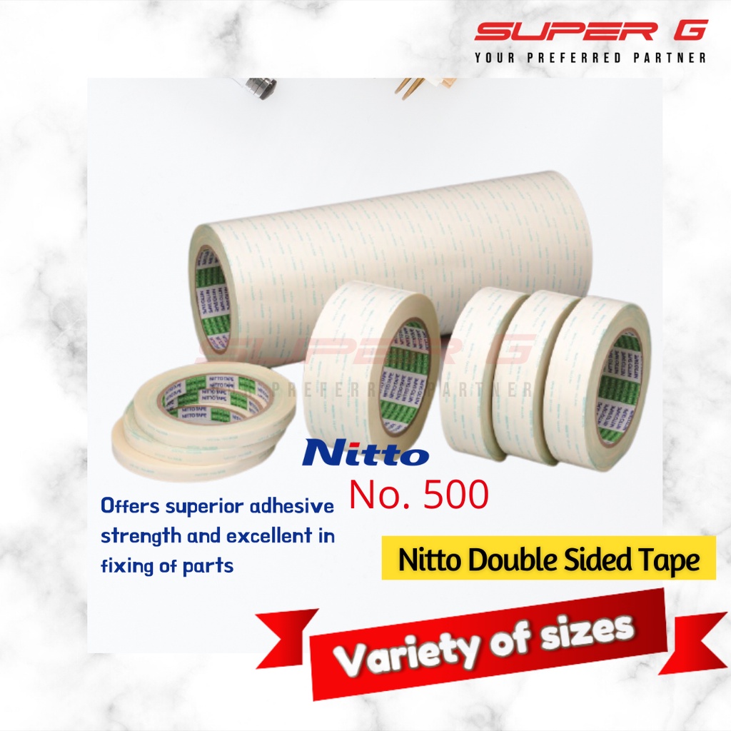 Nitto Double sided tape No. 500 | Shopee Malaysia