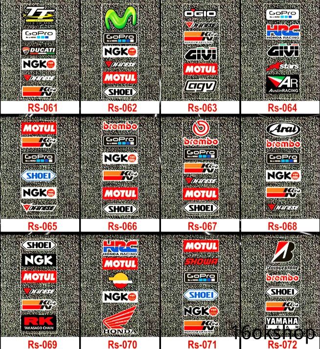 rim sticker motorcycle sticker stickers motor sticker rossi alphabet ...