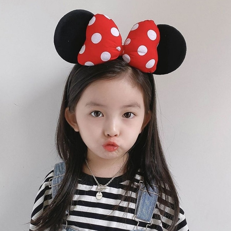Minnie Mouse Headband Polka Dot Hairband For Girls and Women Disney Hair Accessories Shopee Malaysia