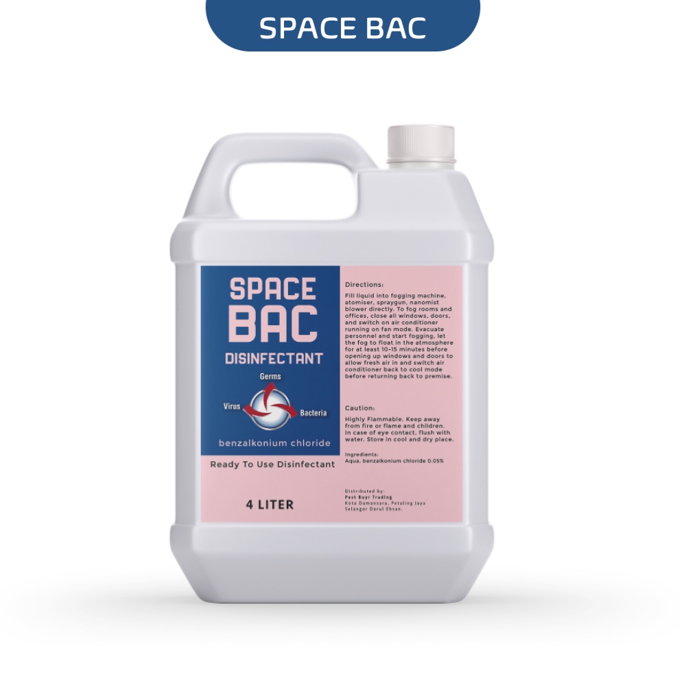 BAC Disinfectant Mist Fogging Liquid - 4 Liter | Shopee Malaysia