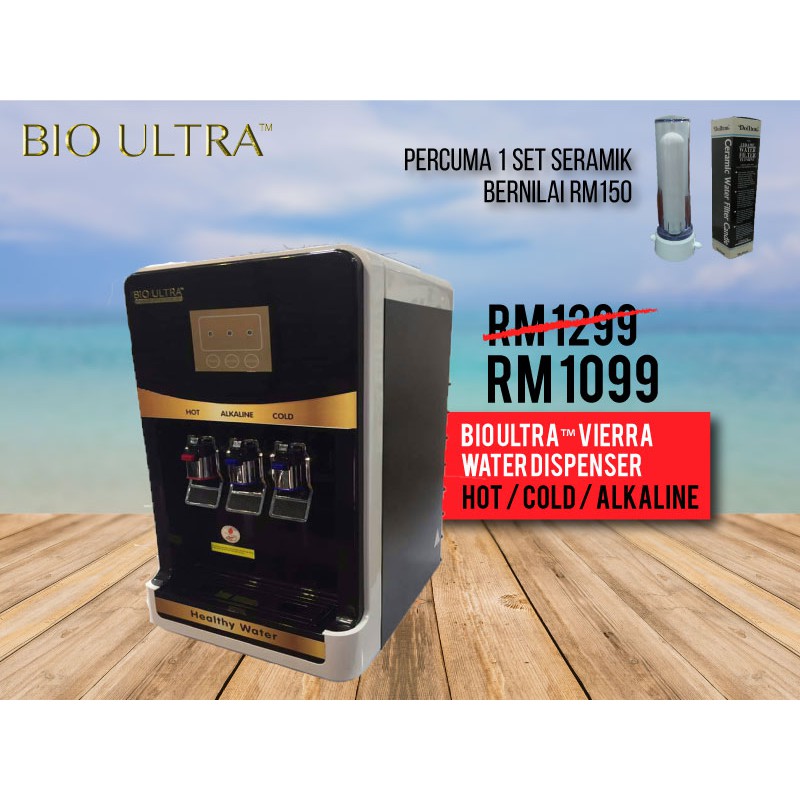 Bio Ultra Water Dispenser - Penapis Air Vierra Terbaru RM1099 | Shopee ...